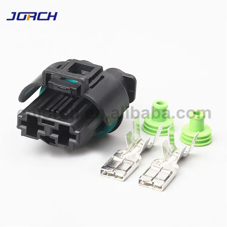 1544334-1 1544317-1 Tyco Amp 2 Pin Sensor Plug - Sealed Auto Wire Connector