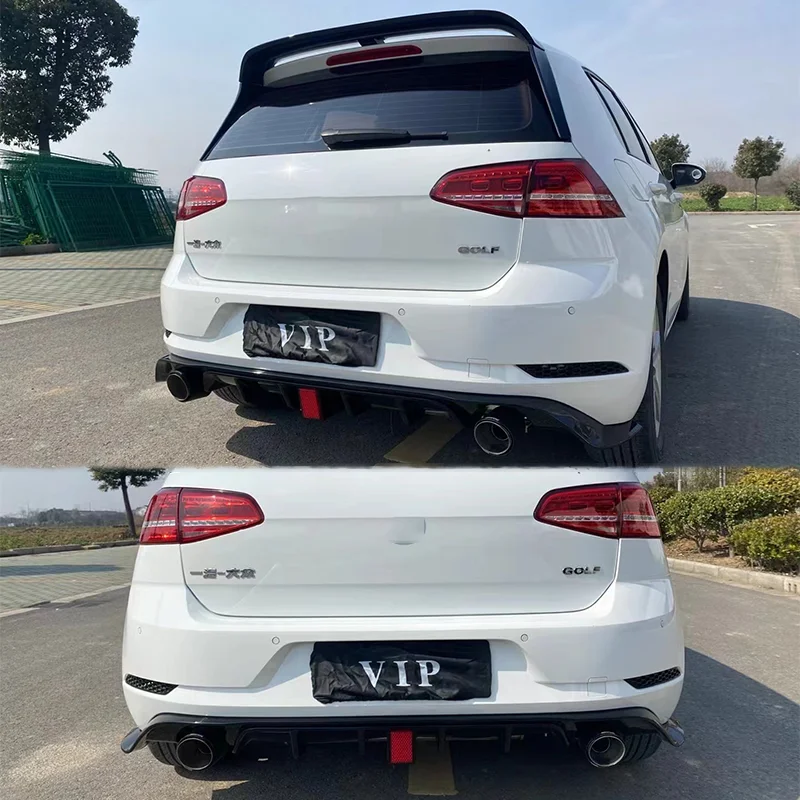 Auto Tuning Upgrade Bodykit ABS Carbon Fiber TCR Style for VW Golf 7.5 ...