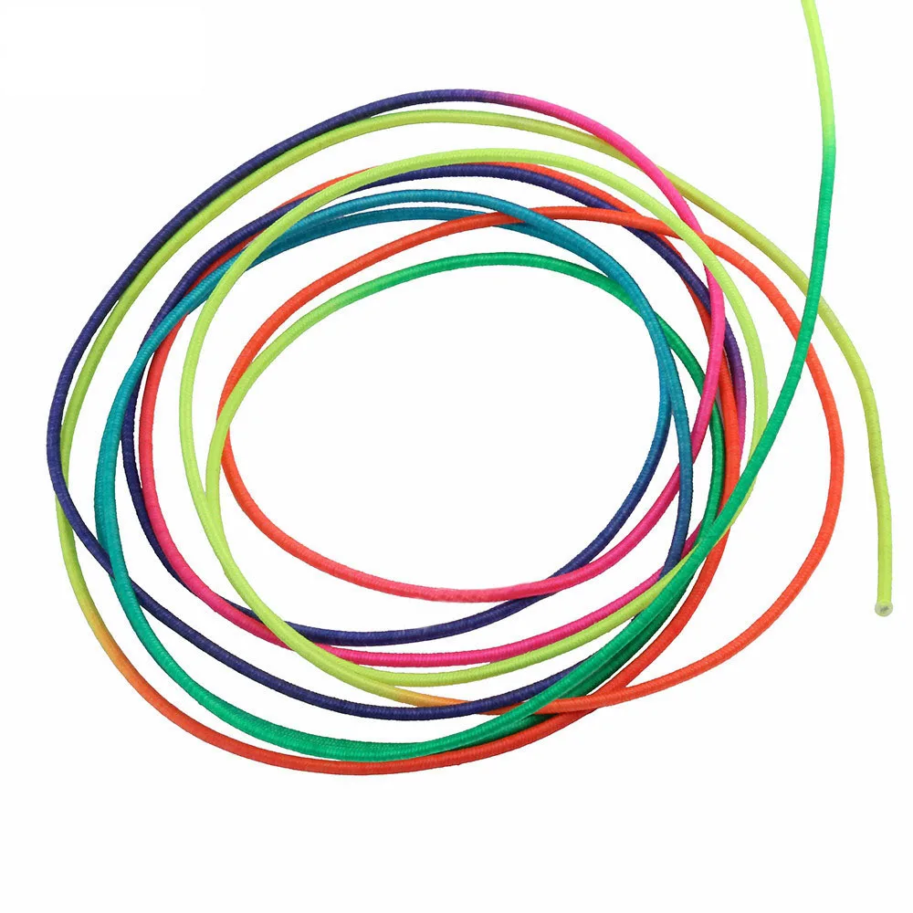 Rainbow 1mm Nylon Bungee Elastic Cord for Jewelry Making