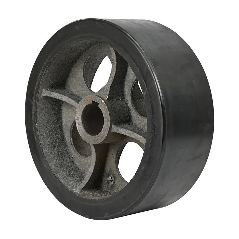 350/500 Concrete Mixer Rubber Wheel Drum Type Mixer Friction Wheel ...