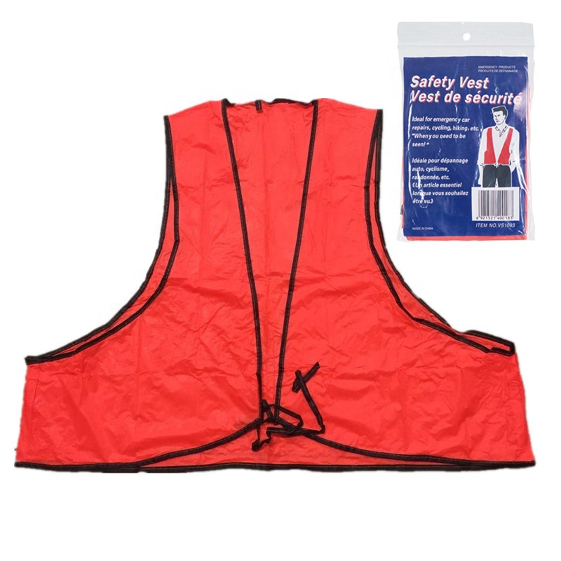 Wholesale Simple Style Orange PVC Safety Vest for Adults XL Size ...