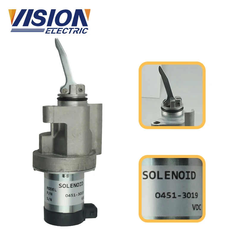 Fuel Stop Solenoid Valve 04513019 0451 3019 24v - Buy Fuel Shutoff ...