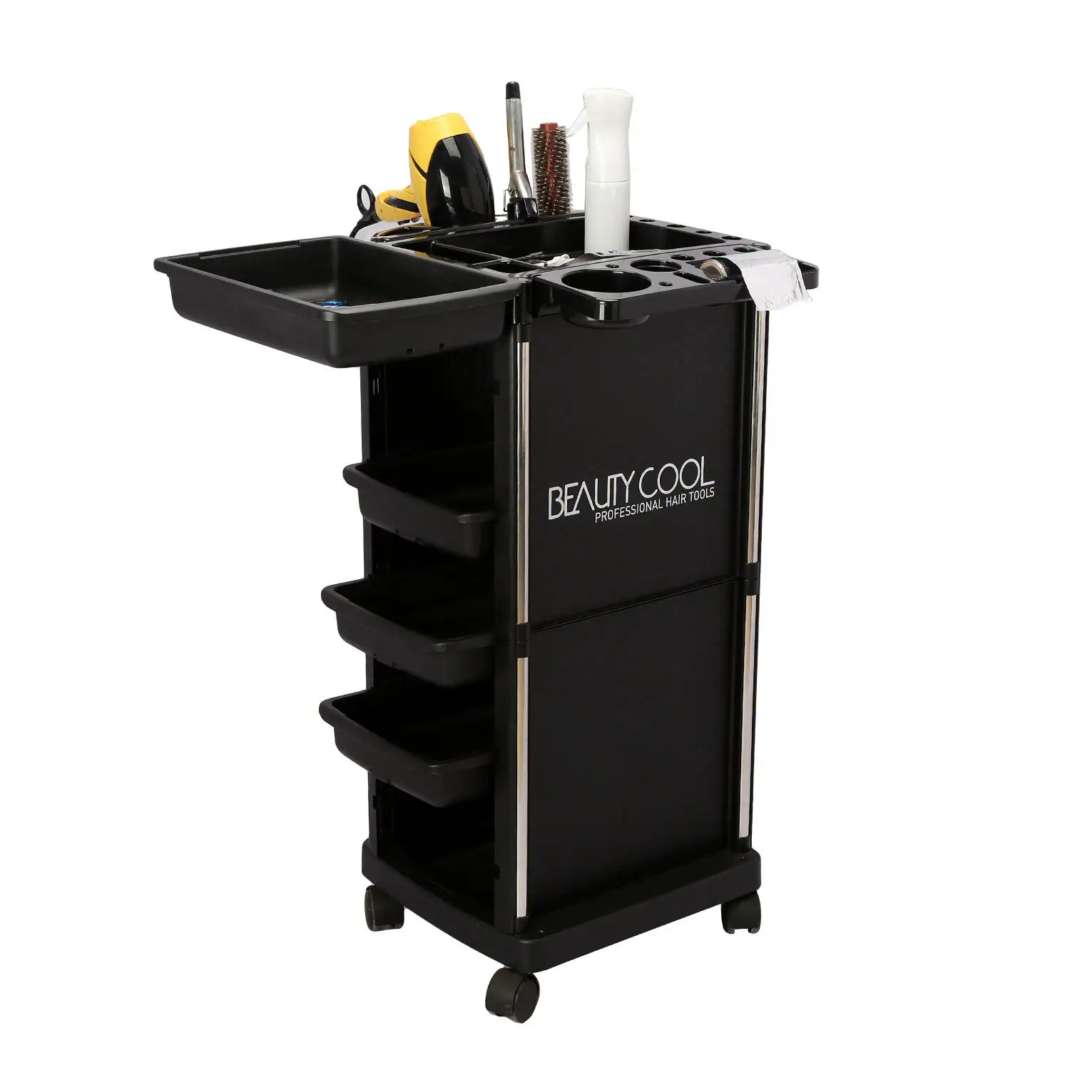 4 Drawers Hair Salon Beauty Spa Hairdresser Storage Cart Trolley ...