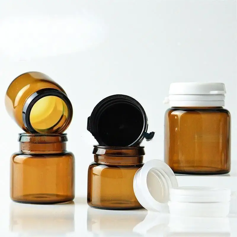 Wide Mouth 5ml 10ml 15ml Teal Powder Medical Dispenser Medicine Empty ...