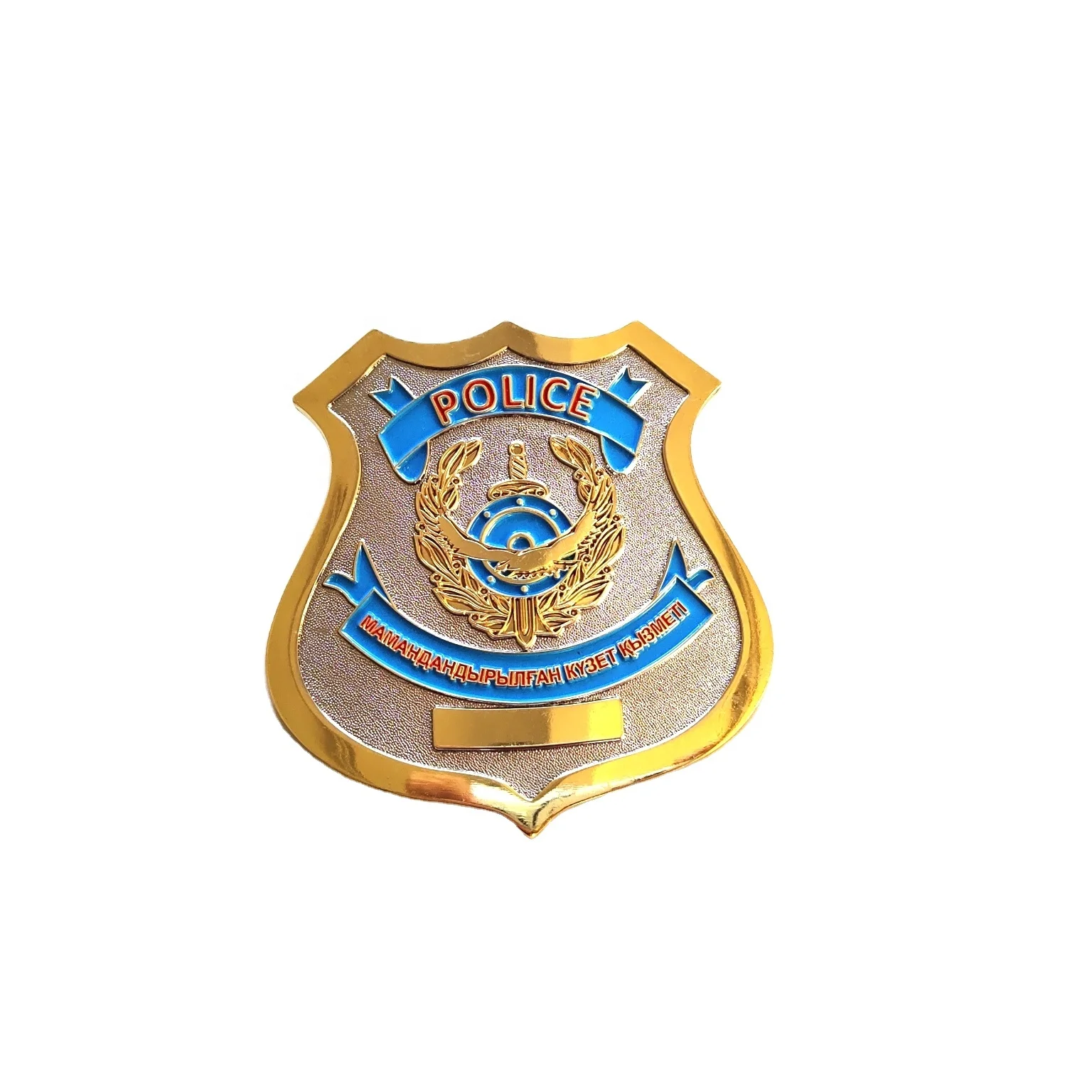 Custom Us Metal Security Badge Zinc Alloy Die Casting Enamel Metal ...