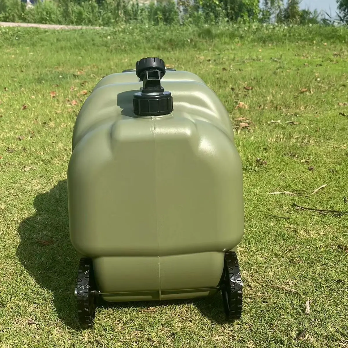28L Water Container With Tap, Water Barrel Water Tank With Wheels for ...
