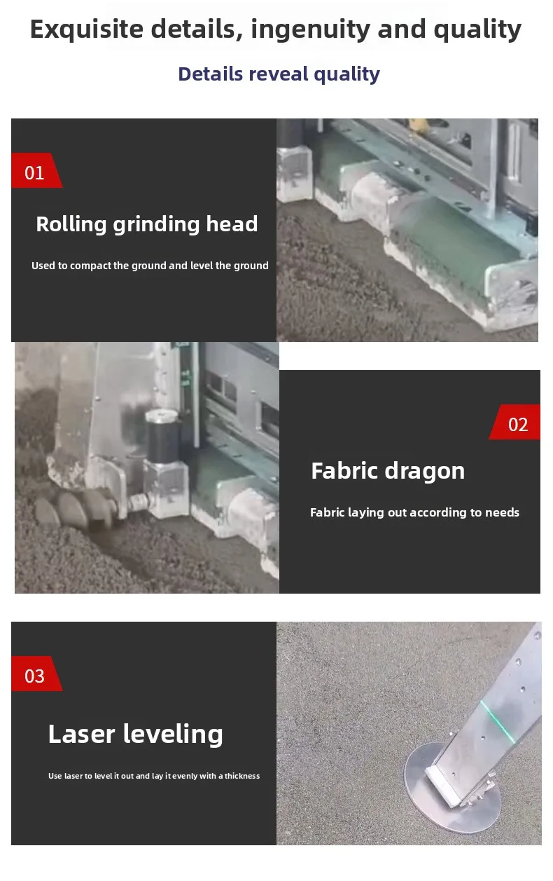 Small Indoor Laser Leveling Machine Ground Mortar Spreader Robot for ...