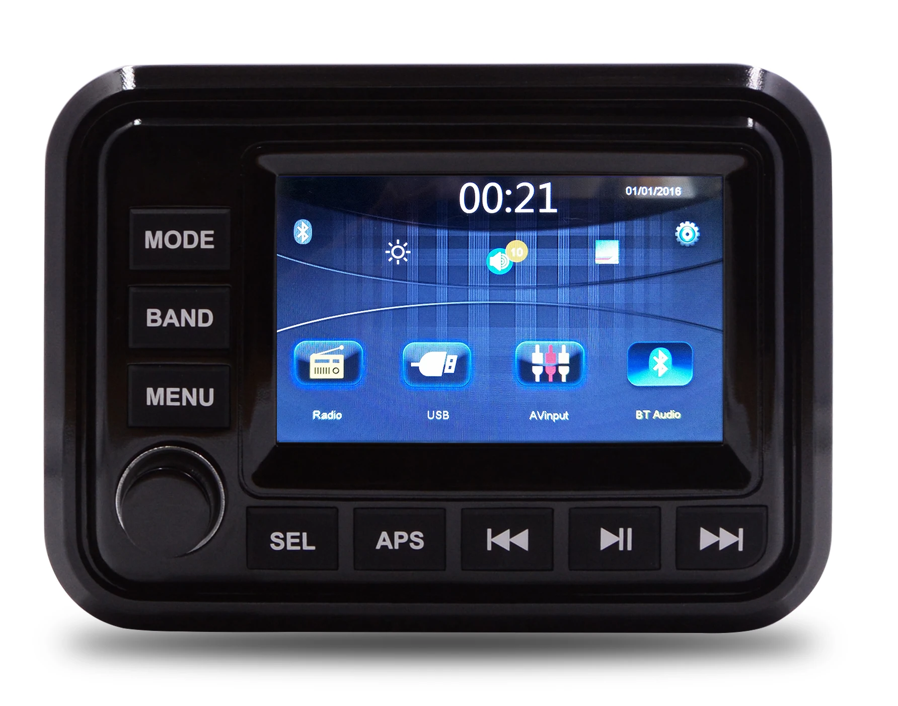 5 Inch Touch Screen Video Input Boat Atv Utv Mp5 Player With Rear ...