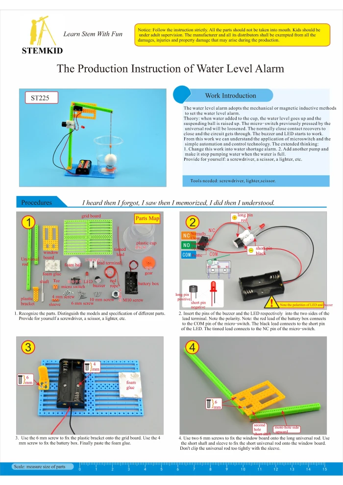 DIY Water Level Alarm - Fun Science Project for Kids
