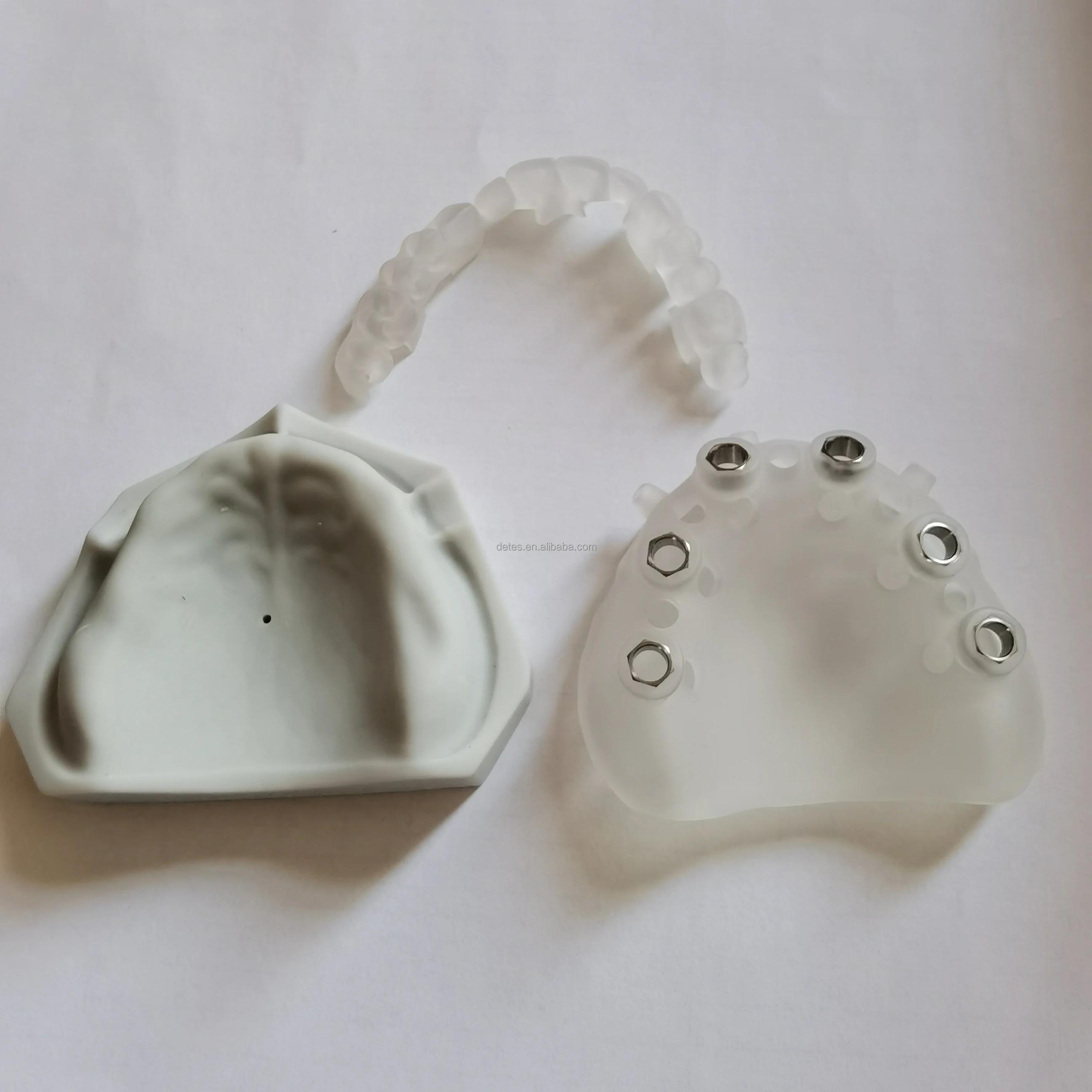 Removable Full Denture Gingival Mask Splint Orthodontic Model Porcelain ...