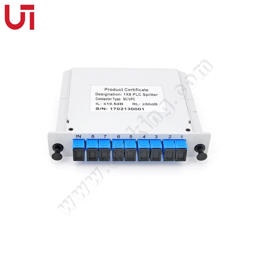 Ut-king 1x8 Cwdm Plc Splitter Lgx Optic_fiber_patch_cord Ftth Gpon Epon ...