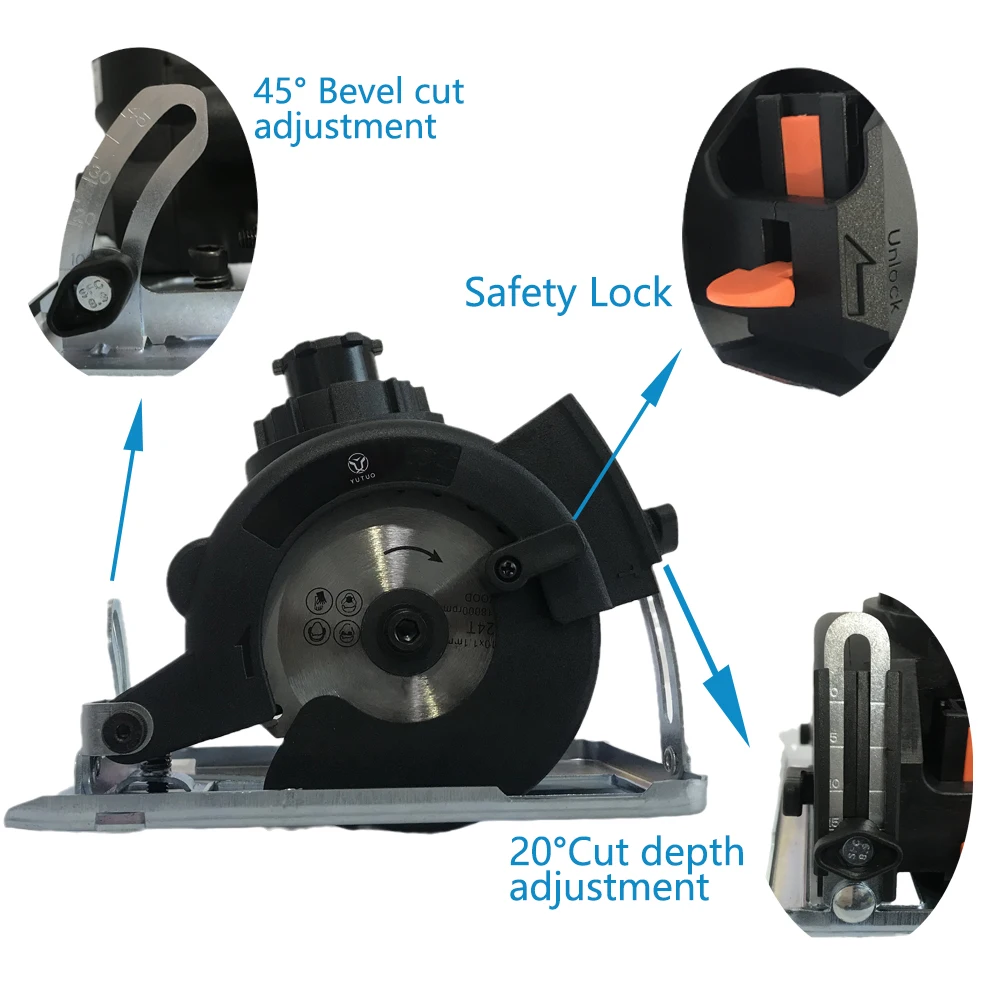 Yutuo Multi Functional Rechargeable 20V Lithium Battery Powered ...
