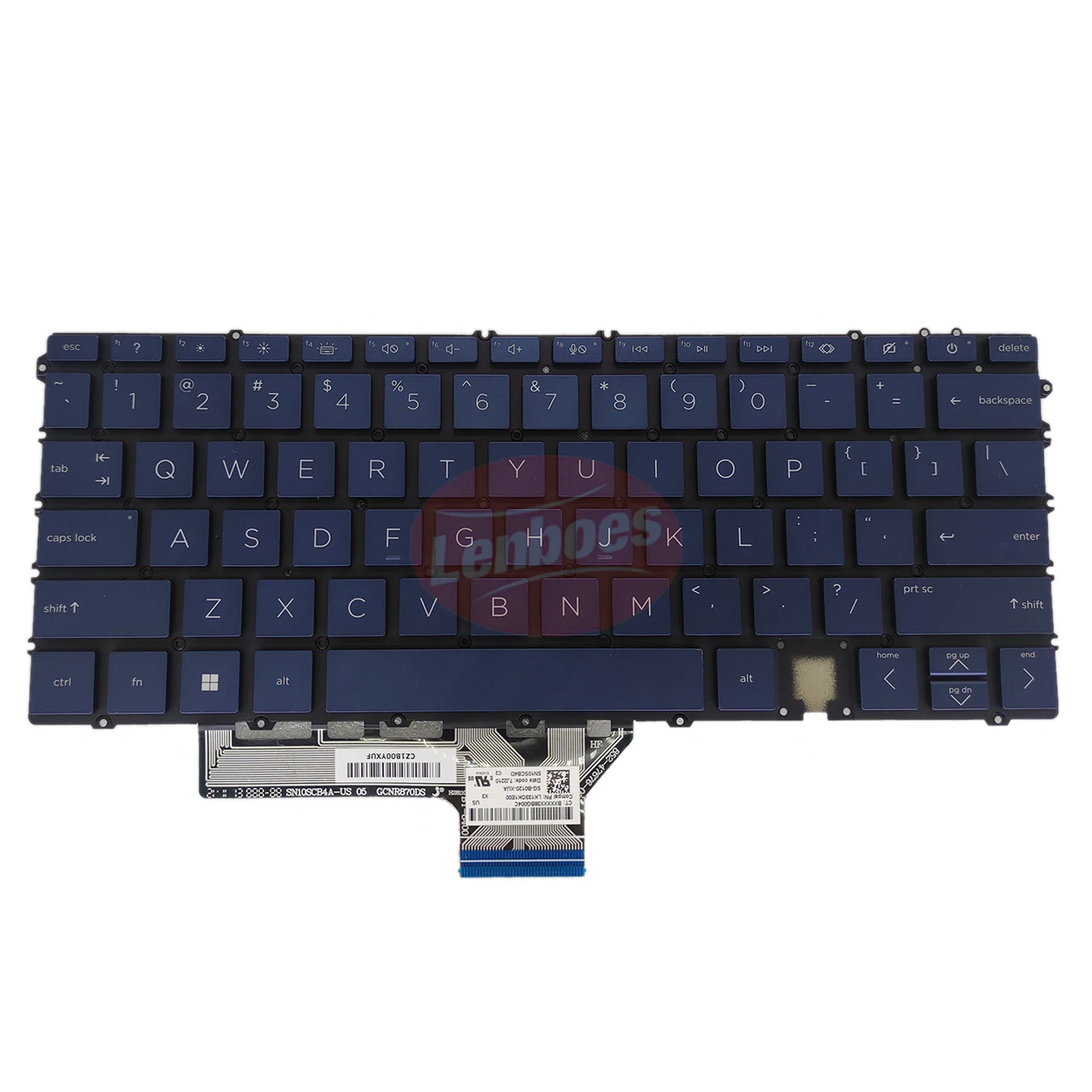 Laptop Internal Keyboard Us Layout Backlight Blue Replacement For Hp ...