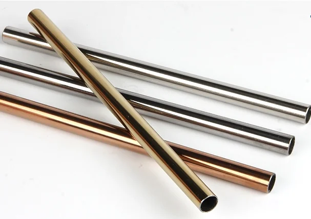 201 304 Rose Gold Color Polishing Stainless Steel Pipes Tubes - Buy 304 ...