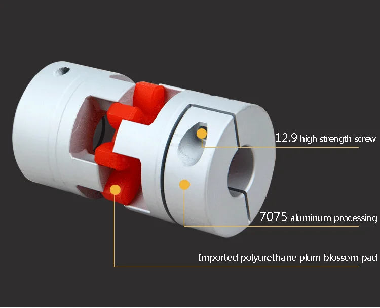 Cnc Stepping Motor Coupler D25 L30 Coupler Flexible Motor Shaft ...