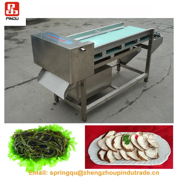Automatic Fresh Kelp Cutter Shiitake Mushroom Slicer Cutting Slicing Machine - Buy Mushroom ...
