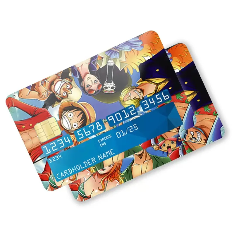 Custom Anime Design Smart Skin Visa Credit Card Sticker Pvc Custom Logo ...
