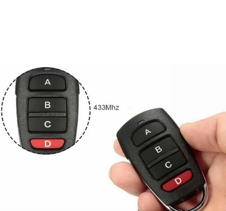 Metal Universal Four-button Remote Control Key Garage Door Remote ...