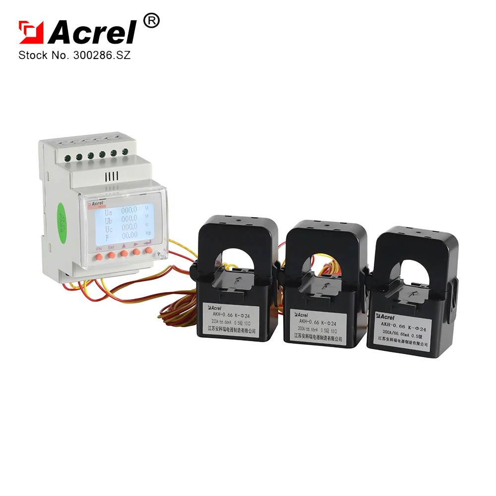Acrel 300286.sz Rs485 Solar Energy Meter Ac System Acr10r-d24te4 Solar Ac Energy Monitoring ...