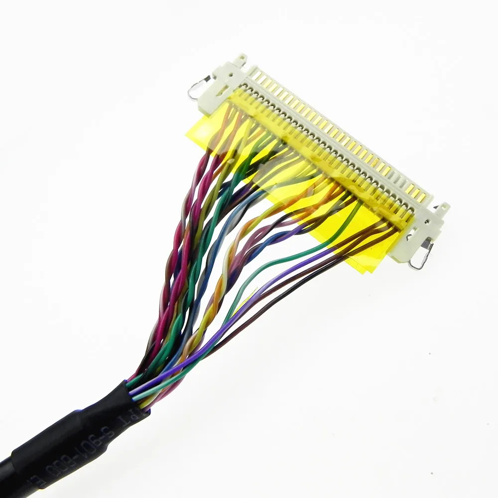 Custom 40 Pin Dupont To Jae Fi-xb30srl-hf11 30 Pin Lvds Cable For Lcd ...