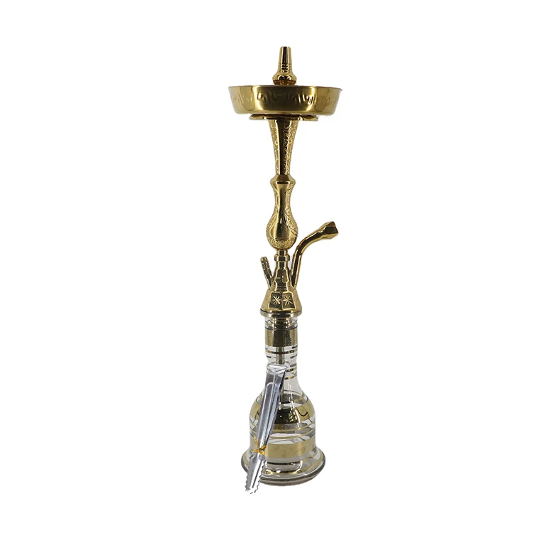 2020 Special Modern Chicha Nargile Golden Zinc Alloy Shisha Khalil ...