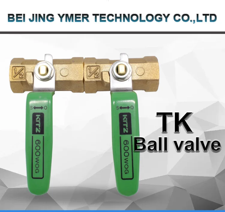 Japan KITZ Original 1/2inch TYPE 600 FORGED BRASS BALL VALVES for Water ...