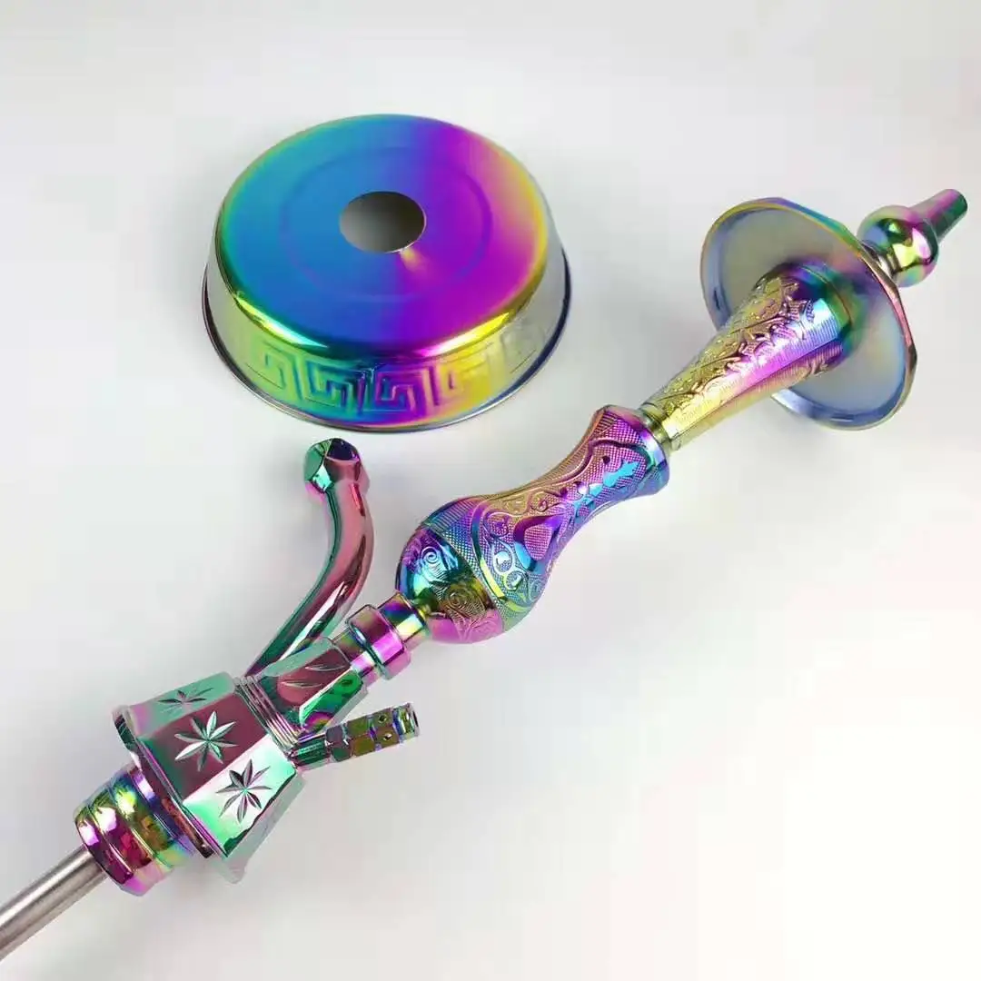 Km Shisha Hookah Wholesale Hubbly Bubbly Portable Nargile Rainbow ...