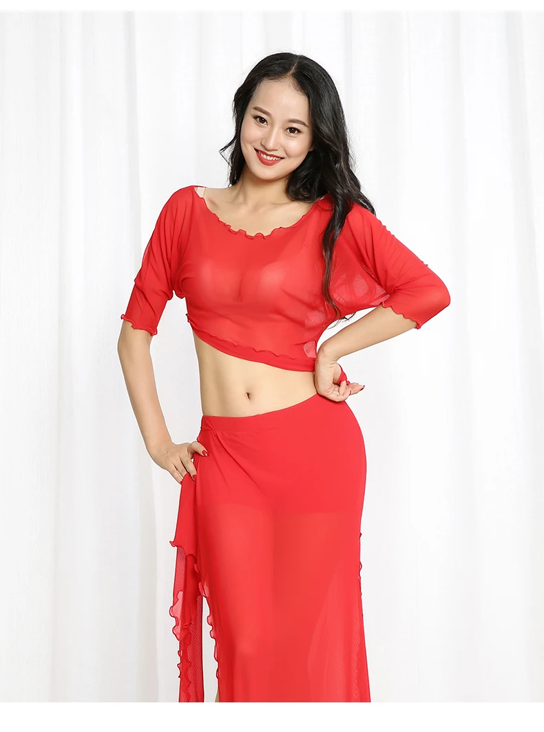 Zm204 Practice New Modal And Mesh Belly Dancing Sexy Belly Dance For Girl Buy Bellydance