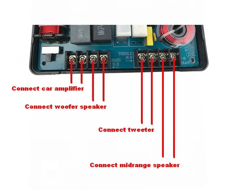 OEM 3-way Speaker Cable Crossovers 3 Way Car Passive Crossover for Car ...