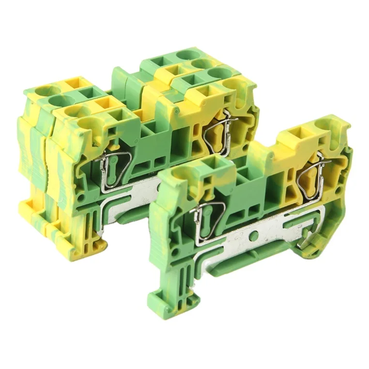UJ5-4JD Spring Terminal Blocks - Reliable Rail Mounted Connectors