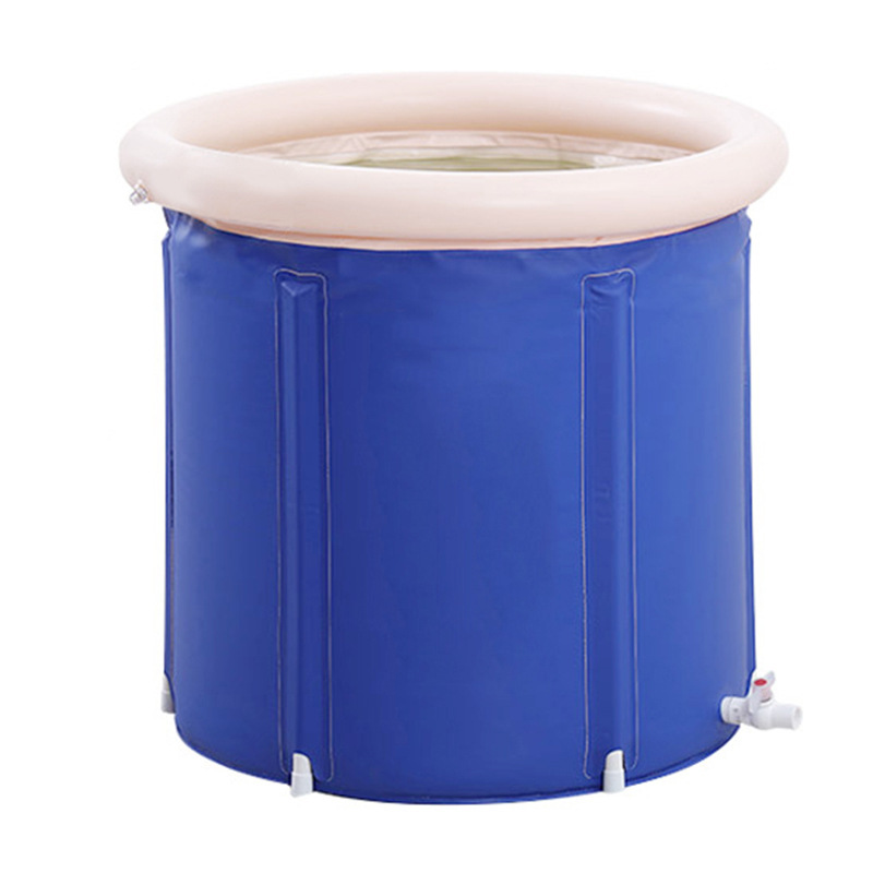 Custom Portable Folding Inflatable Ring Bathtub for Adults