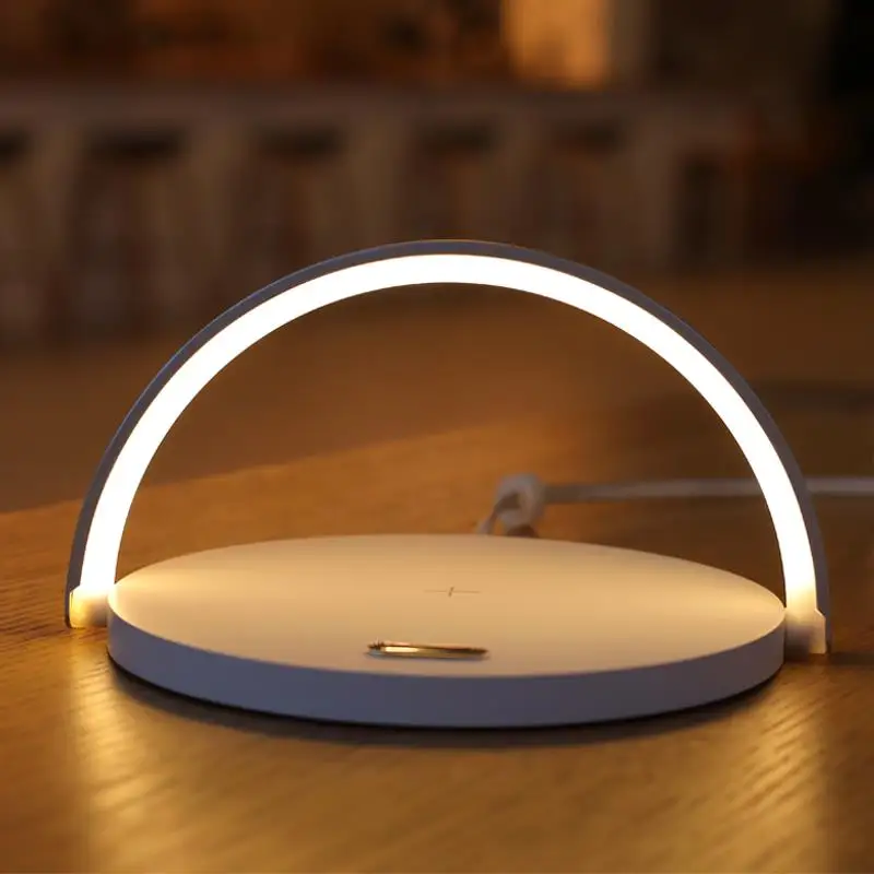 Qi Wireless Charging Pad Led Light 10w Fast Charging Wireless Charger ...