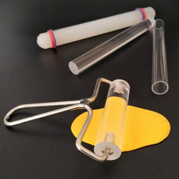 SINOART Stainless Steel Handle Acrylic Brayer Clay Roller Ideal for ...