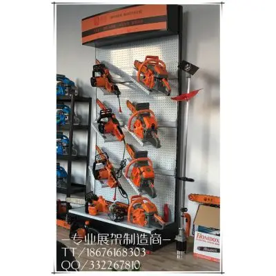 Supermarket Retail Store Hook Display with Wheels Garden Tool Display ...