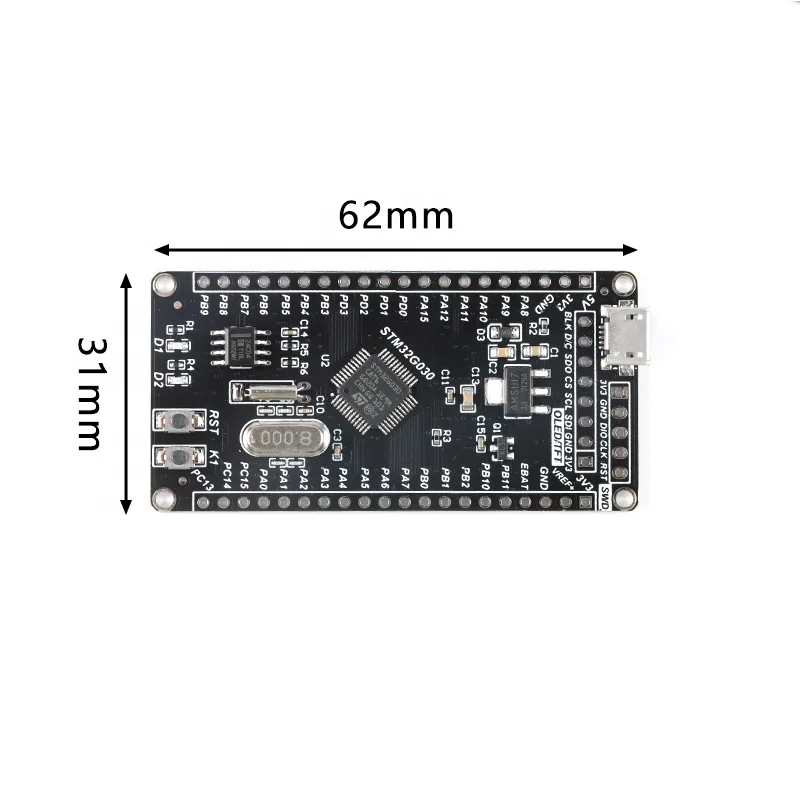 Stm32g030 Microcontroller Core Learning Stm32 Board Mini System Module Stm32g030c8t6 Development