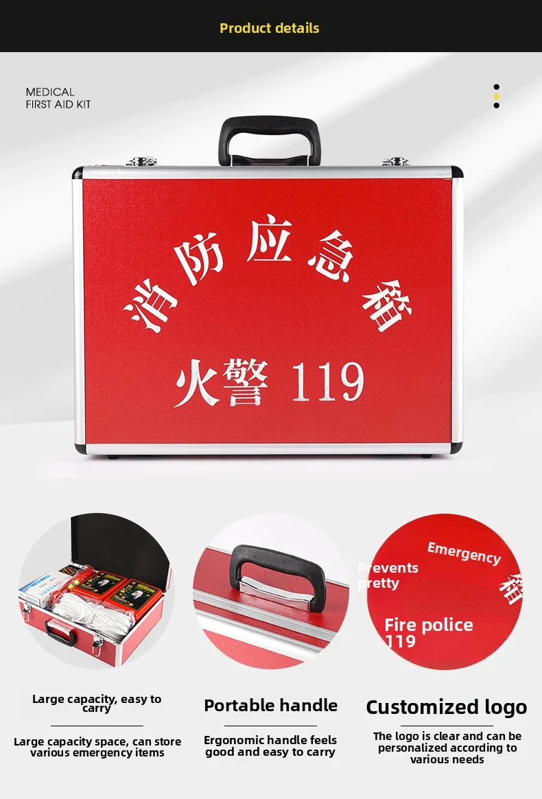 Raidy Medical Portable Fire Emergency Kit for Home Rentals and Hotels ...