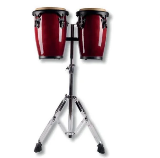 Percussion Instrument Small Conga Drum 8+9 Inch with Stand for Konka
