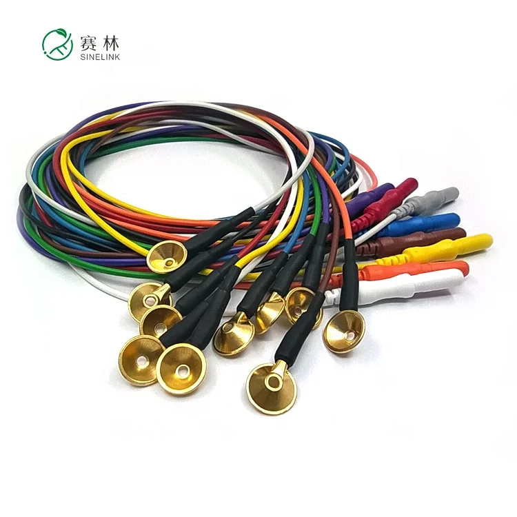 Gold Plated Din 42 802 Connector Eeg Cup Electrode - Buy Eeg Cup ...