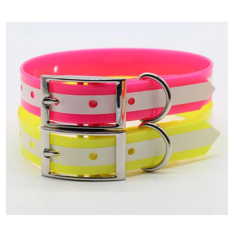 Neon Green Outdoor Custom Day Glo Hunting Dog Collar,High Visible Charm ...