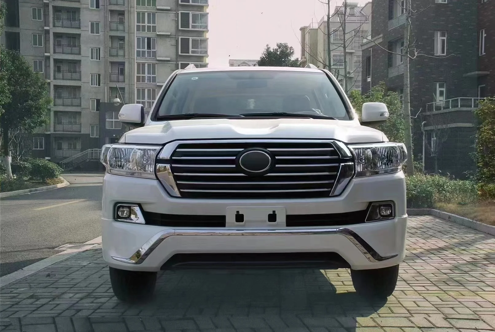 Tkzcrst Lc200 Accessories Exterior Tuning Parts Bumper Lip For 2016-on ...