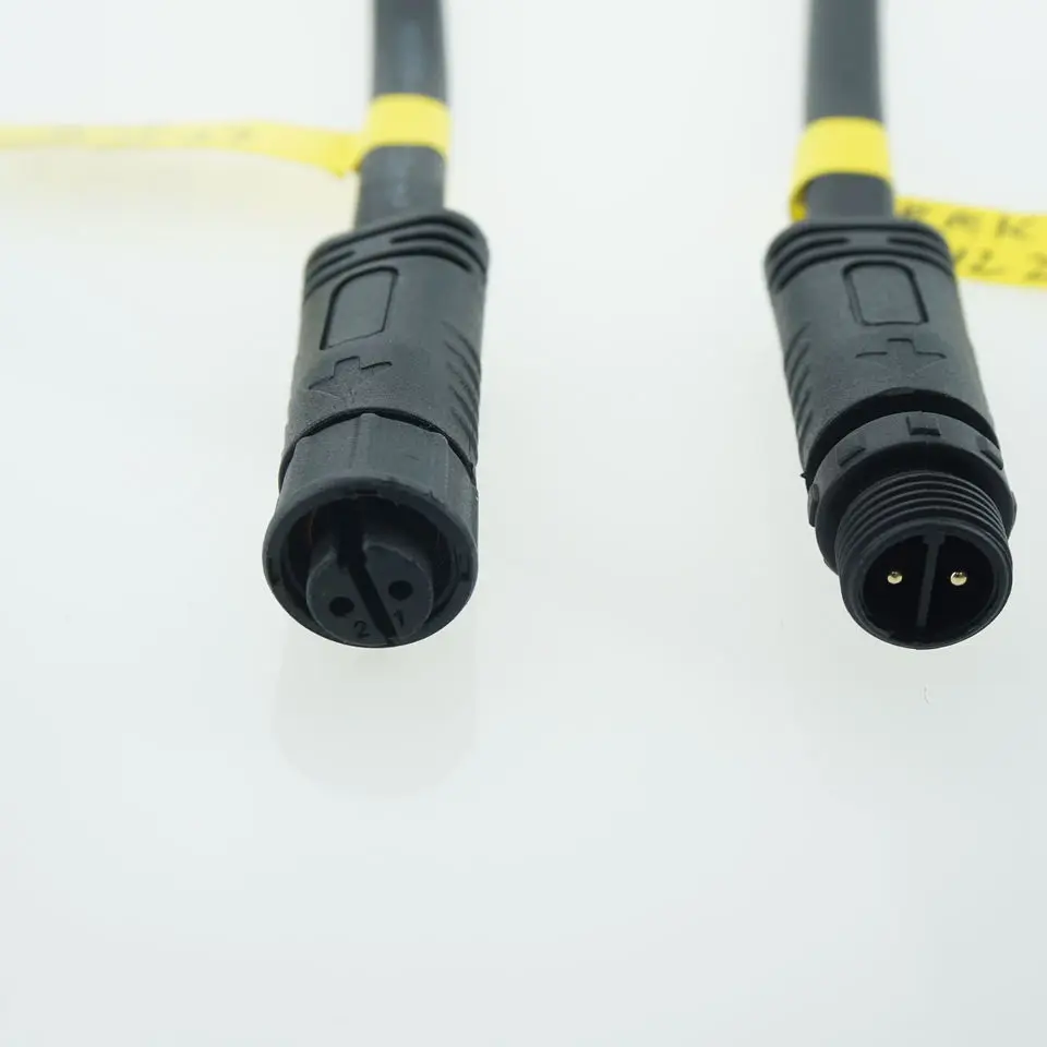 M12 Outdoor Waterproof IP67/Ip68 Circular Power Cable Male/Female ...