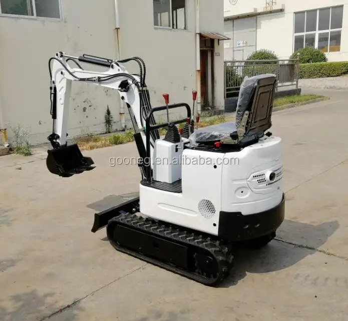 Walk Behind Mini Excavator With Roof 0.8 Ton 1 Ton - Buy Walk Behind ...