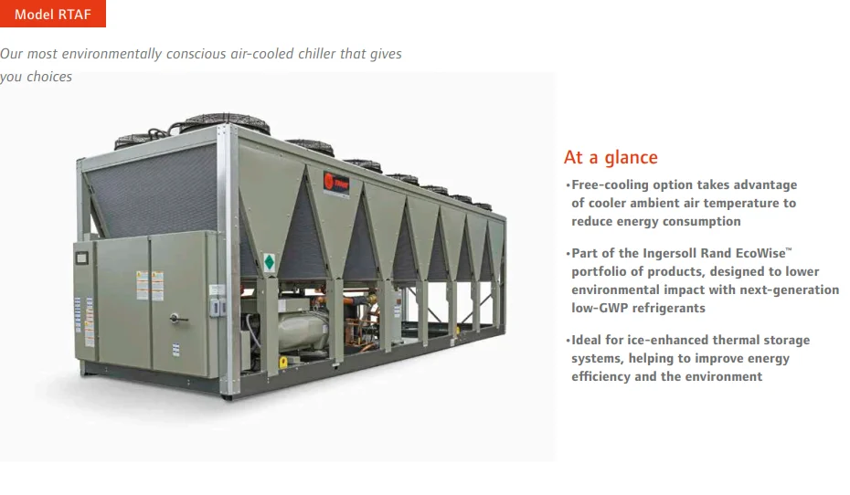 Trane Ascend Air-Cooled Chillers - High Efficiency & Reliability