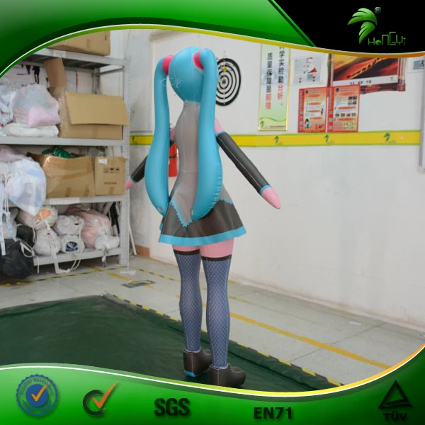 Large Inflatable Anime Girl / Pvc Inflatable Cartoon Characters - Buy ...