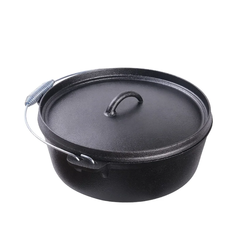 Bbq Cooking Pot Camping Cookware Cast Iron Dutch Ovens - Buy Dutch ...