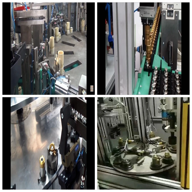 Customizable Double Fork Ball Valve Assembly Line Machine Automatic ...