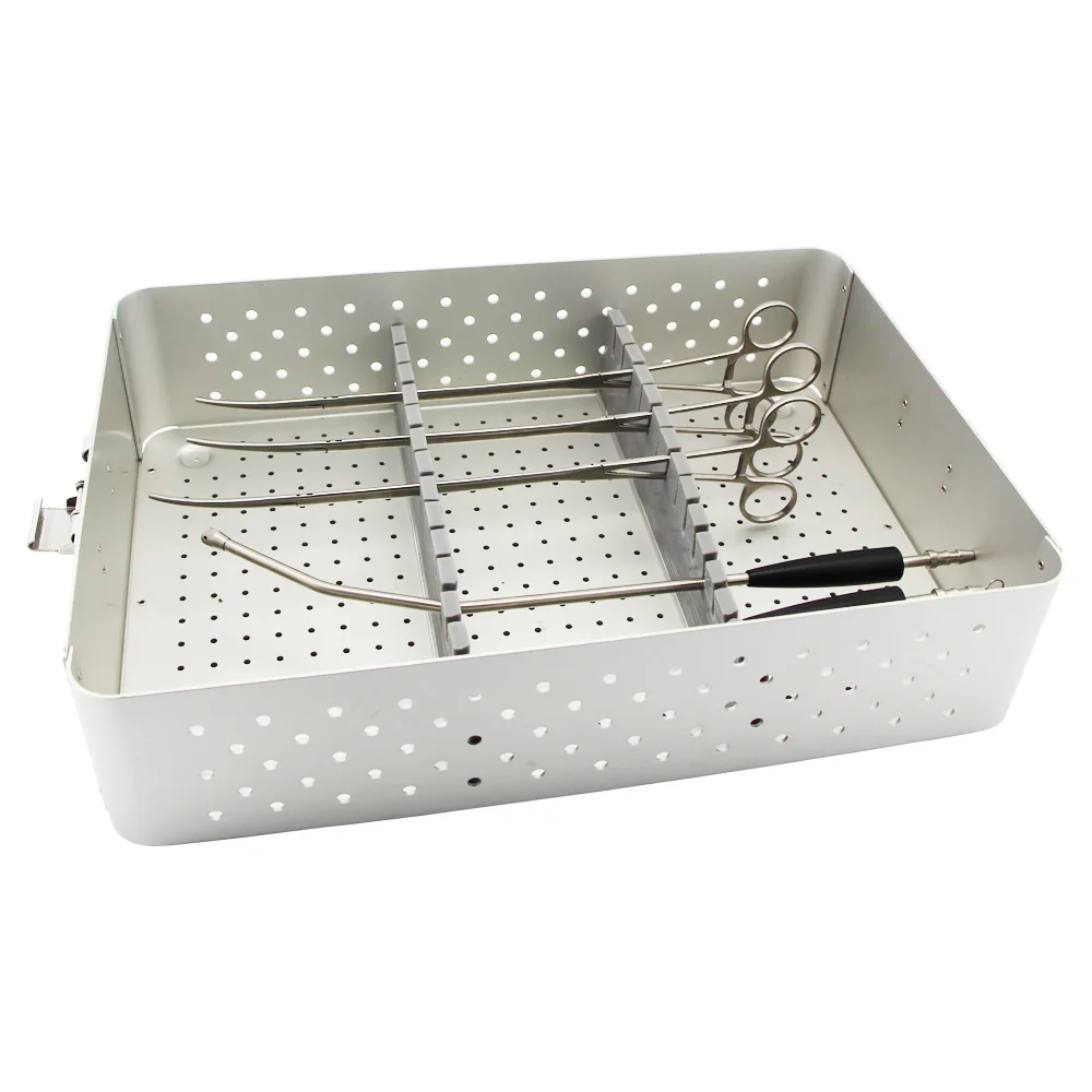 Stainless Steel Sterilization Container Sterilization Basket Box - Buy ...