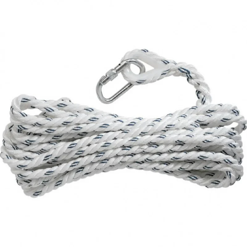 Natural White Double Braid Polyester Rope Cheap Price For Sale - Buy ...