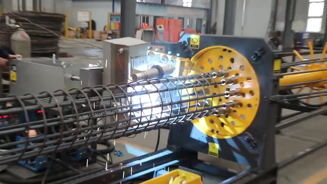 High Performance Fully Automatic Steel Bar Reinforcement Cage Welding ...