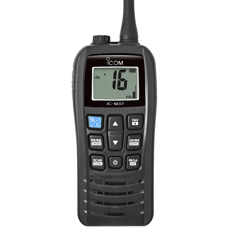 Icom IC-M37 VHF Marine Radio - Reliable Walkie Talkie